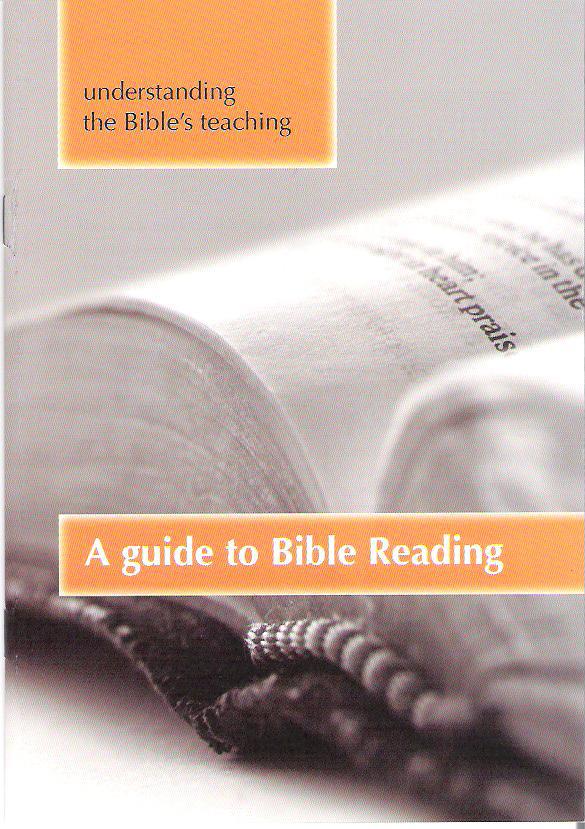 A guide to Bible reading - eBook – Dawn Christadelphian Publications